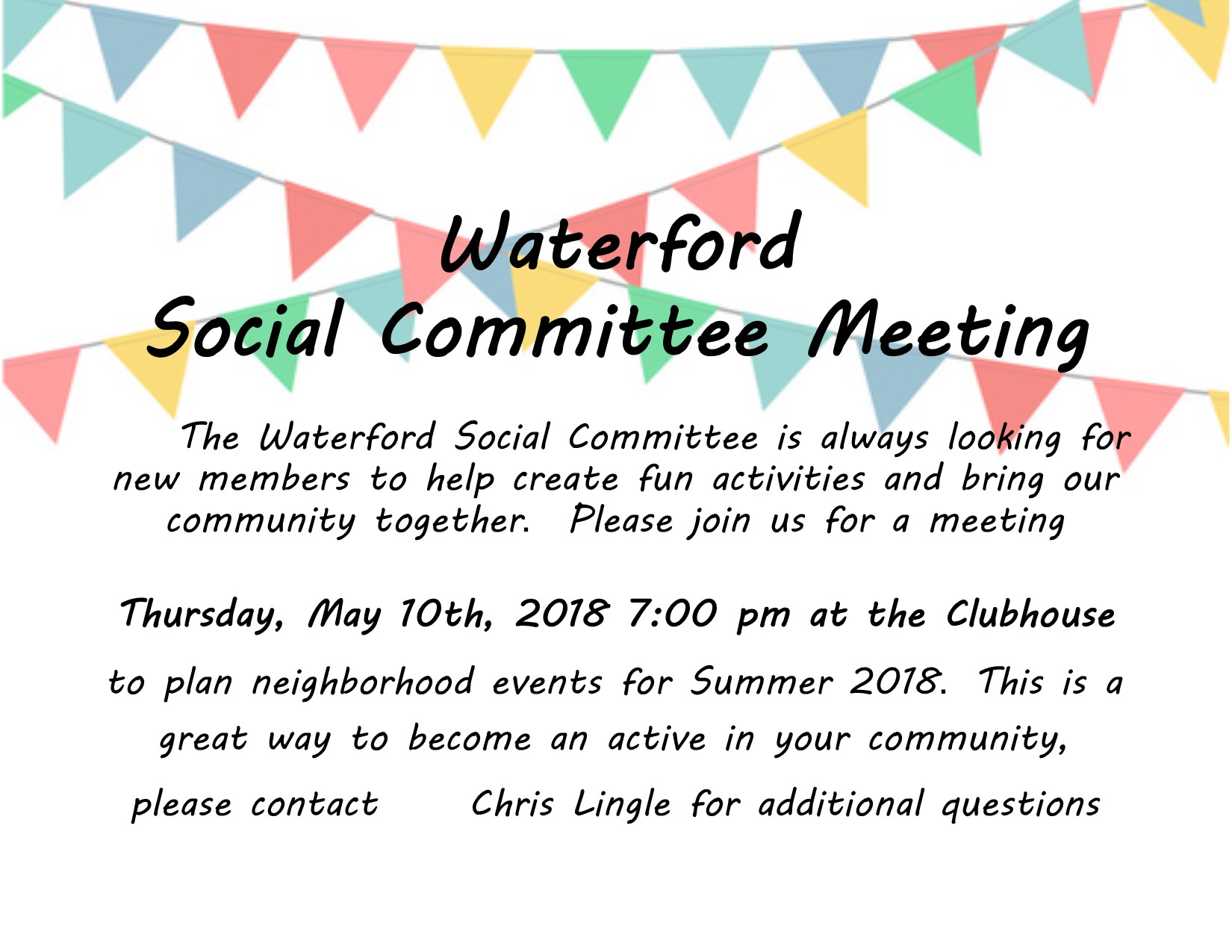 Neighborhood Events - Waterford Lexington